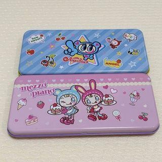 Mezzo Piano Steel Case Two-Stage Blue & Pink Character Design Durable ...
