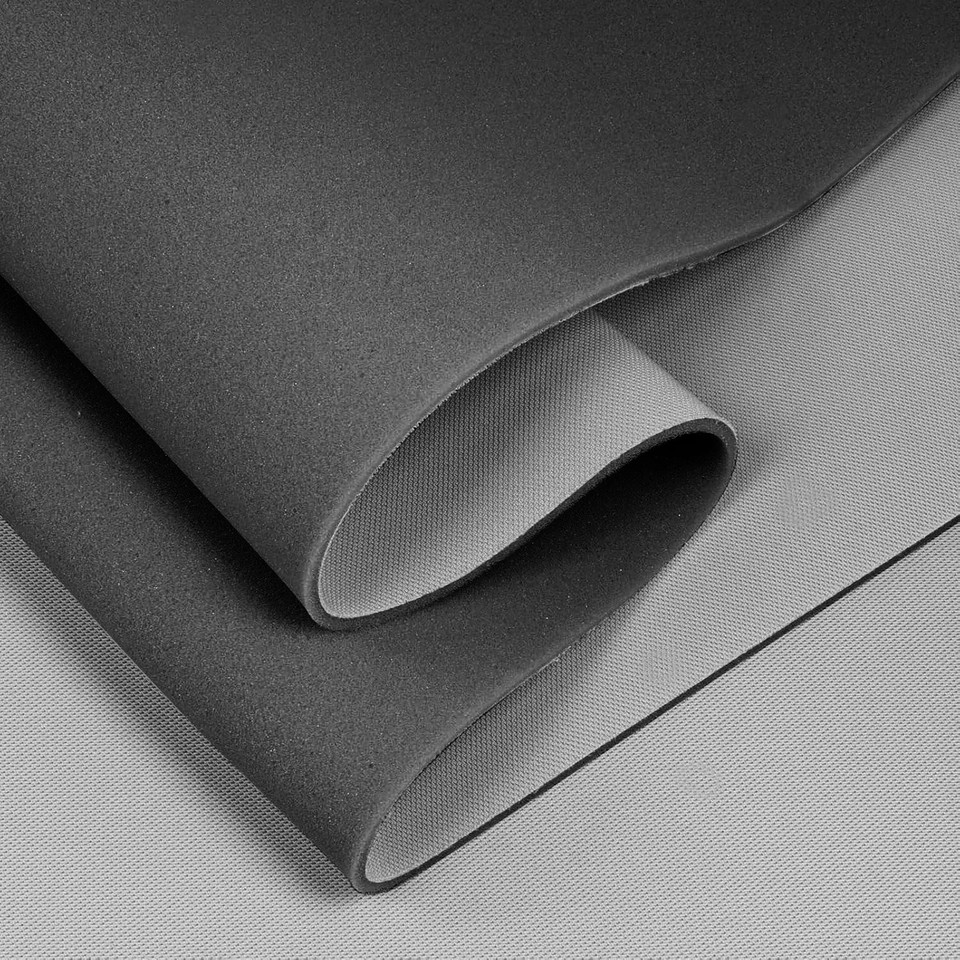 Gray Flat Knit Headliner Fabric Foam Backed for Car Roof Liner Repair ...