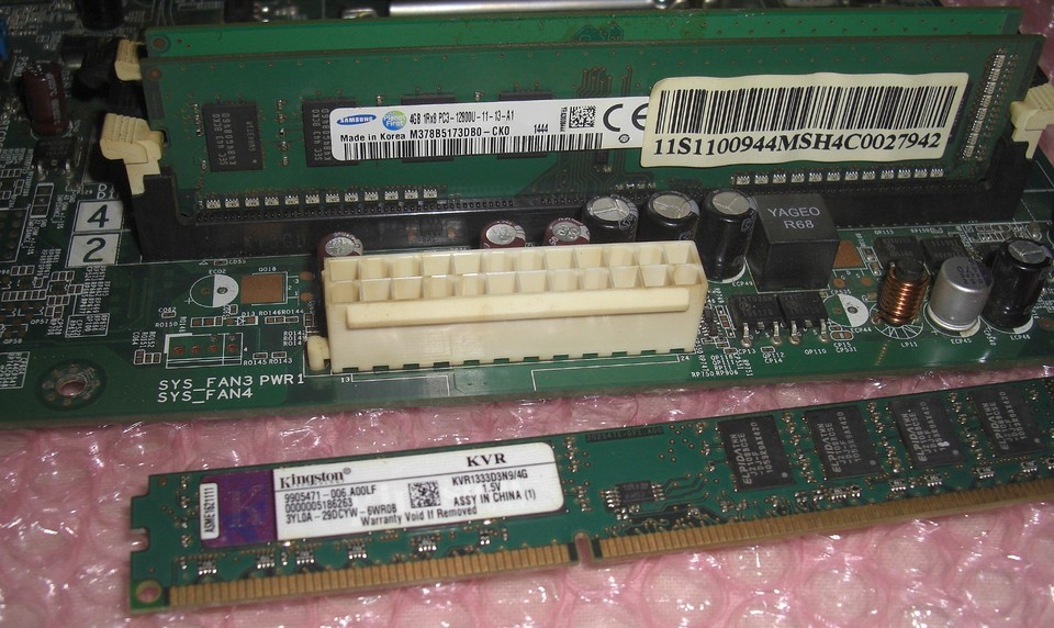 DELL XPS 8300 MOTHERBOARD 0Y2MRG DH67M01 H67 INTEL 1155 PCI-E X16 SATA ...