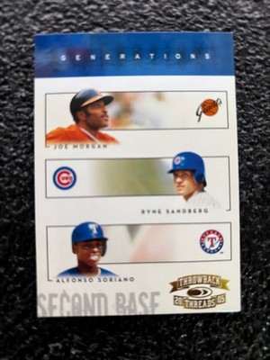 2005 Throwback Threads Generations #G-11 Ryne Sandberg, Joe Morgan ...
