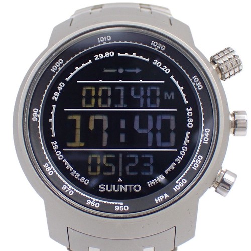 SUUNTO Used Elementum Terra All Black Quartz Watch SS Belt SS014521000 ...