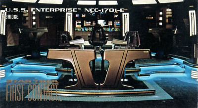 Star Trek First Contact Enterprise Card E1 Bridge - Skybox 1996 | eBay
