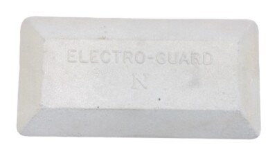 Electro Guard ZP-N Hull Plate with No Bonding Wire 3" X 6" Zinc Anode ...