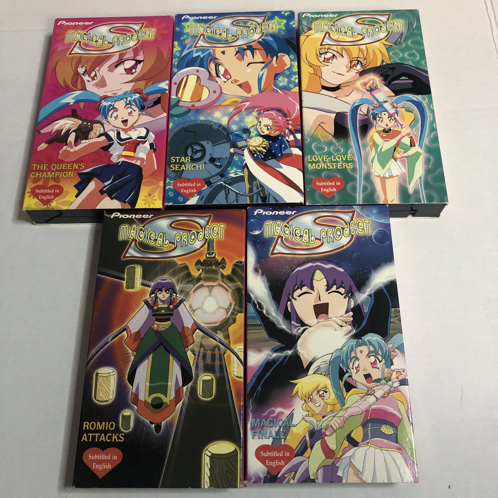 MAGICAL PROJECT S VHS Lot of 5 Rare Pioneer English Subtitles READ | eBay