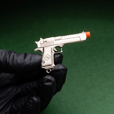 Cap gun Desert Eagle Gun necklace Mini Gun Deagle Gun keychain ...