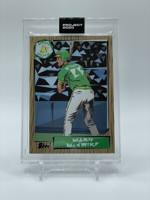 2020 Topps Project 2020 - 1987 Topps Naturel #60 Mark McGwire | eBay