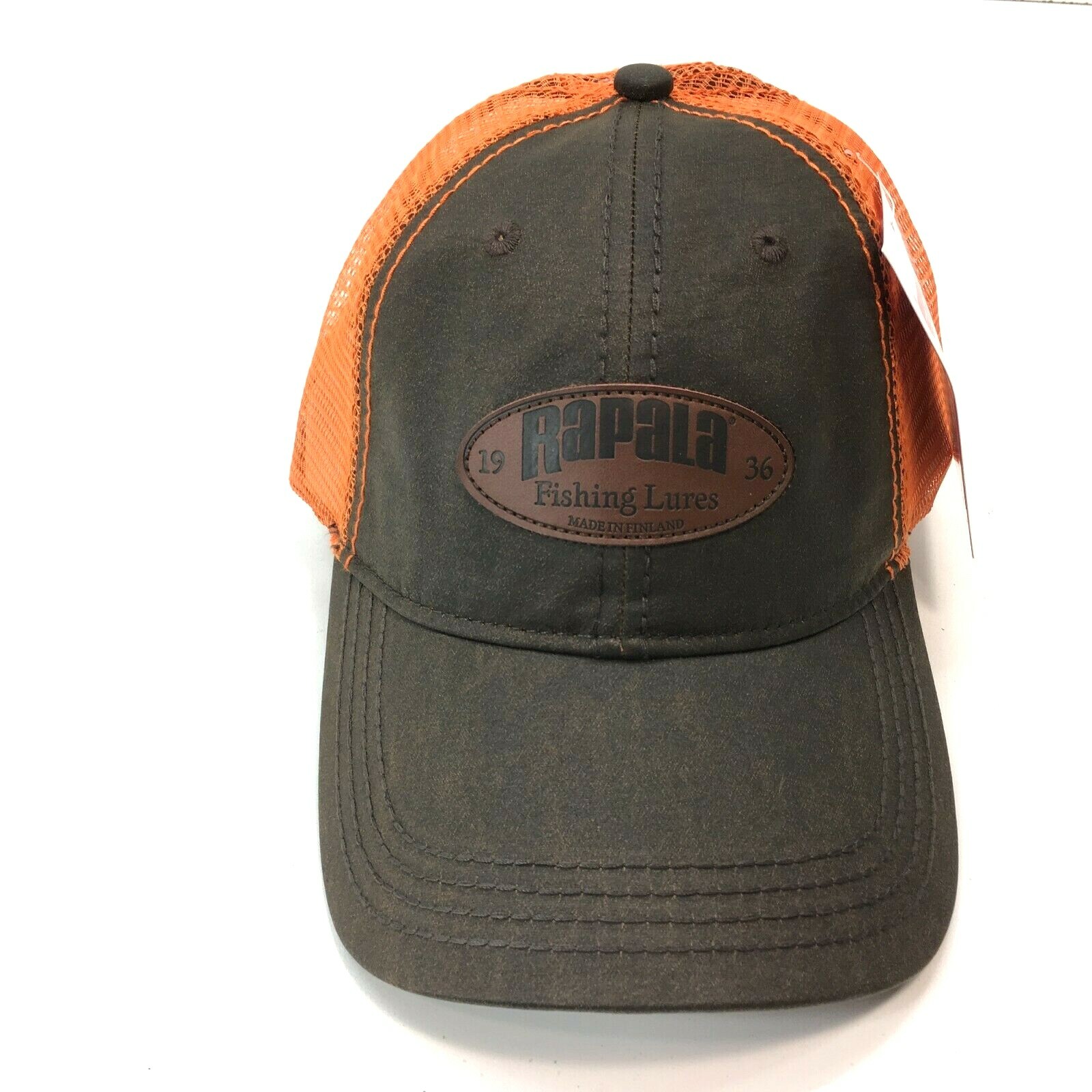 s Rapala Fishing Lures Adjustable Baseball Hat Cap Leather Patch for ...