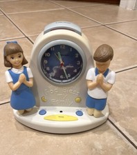 Soundesign 3126W God Bless My Family Prayer Alarm Clock Prays English ...