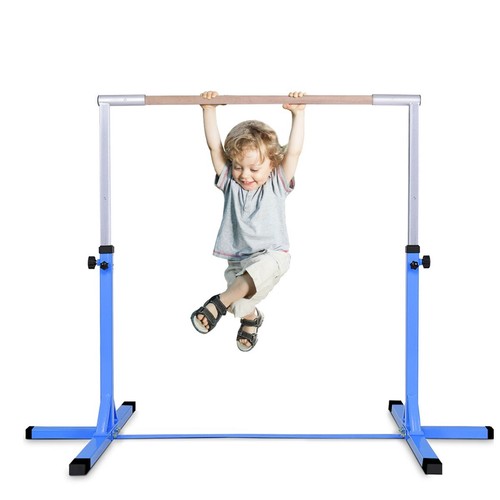 Kids Gymnastic Bar Junior Horizontal Kip Bar Adjustable Indoor Training ...