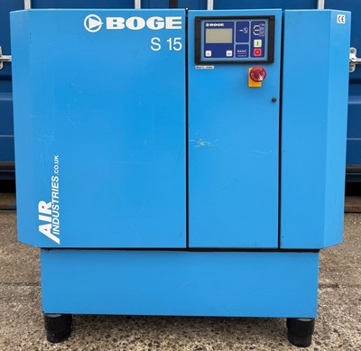 Boge S15 Floor Mounted Rotary Screw Compressor 11Kw, 15Hp, 60Cfm, 8Bar ...
