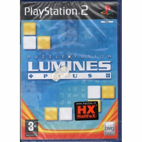 Lumines Plus Video Game PlayStation 2 Ps2 Puzzle Fusion Q Entertainment ...