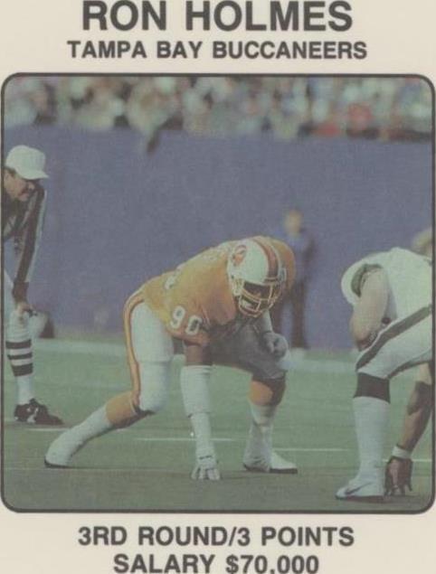 1989 NFL Franchise Game Player Cards - Ron Holmes for sale online | eBay