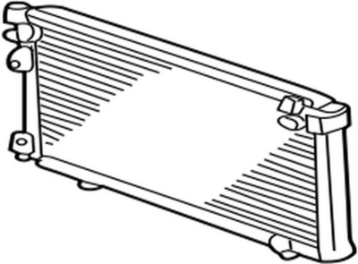 88460-48041 Toyota Condenser assy, cooler 8846048041, New Genuine OEM ...