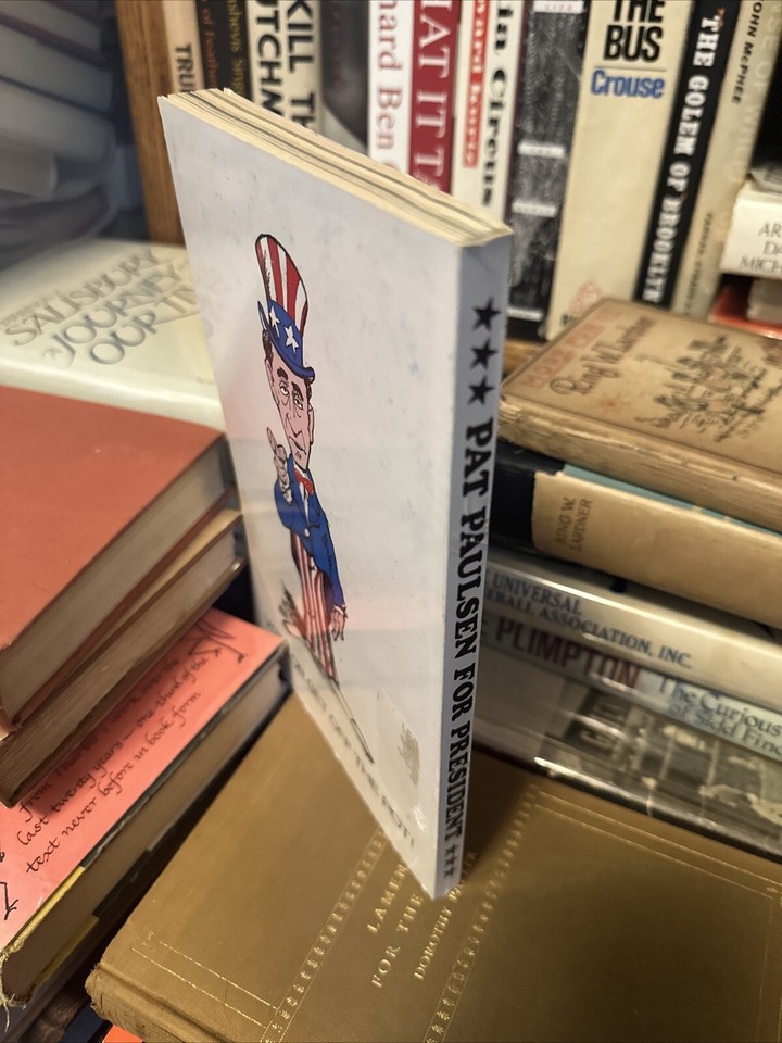Pat Paulsen (SIGNED) for President Satirical Book 1968 Paperback | eBay