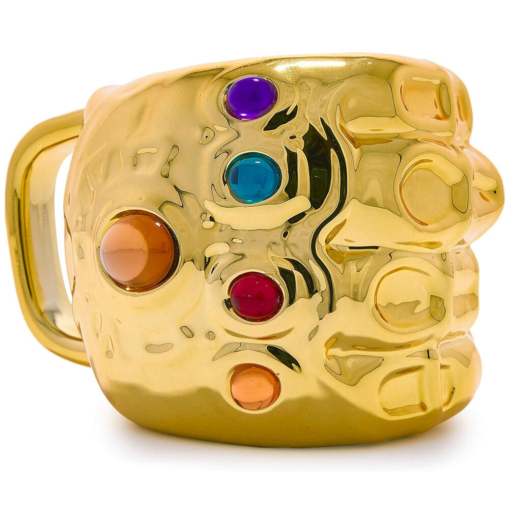 Marvel Movie Infinity Gauntlet Shaped Multicolour Coffee Drinking Cup ...