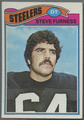 1977 Topps #9 Steve Furness Pittsburgh Steelers | eBay