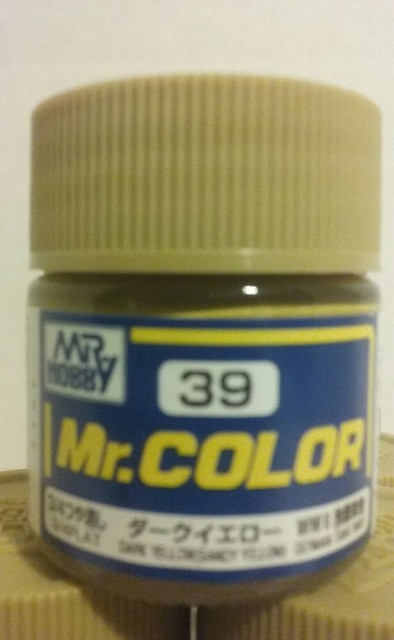 GSI Creos Gunze Mr Hobby Color C039 C39 Dark Yellow Lacquer Paint 10ml ...