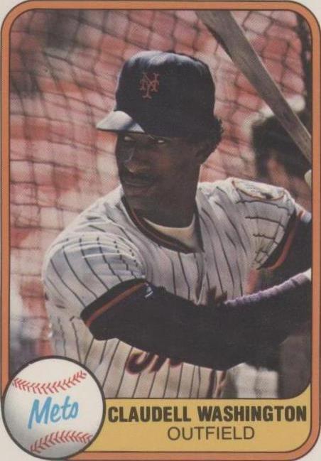 1981 Fleer - Claudell Washington #329 for sale online | eBay UK