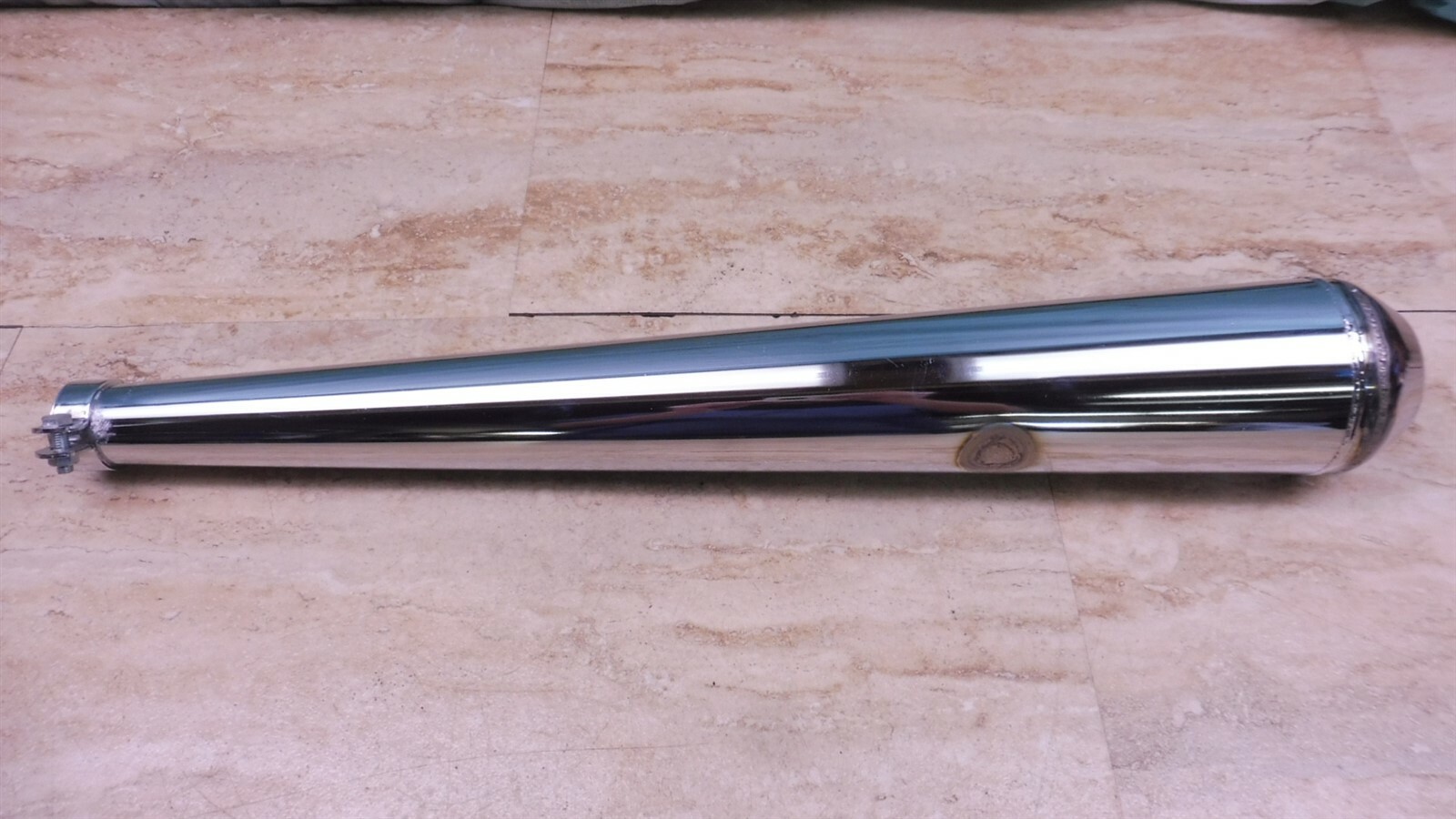 Aftermarket Dunstall Style Chrome Slip On Motorcycle Muffler Silencer ...