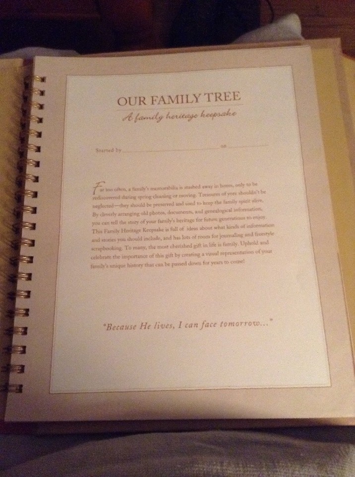 Our Family Tree - A Family Heritage Keepsake - The Bill Gaither ...