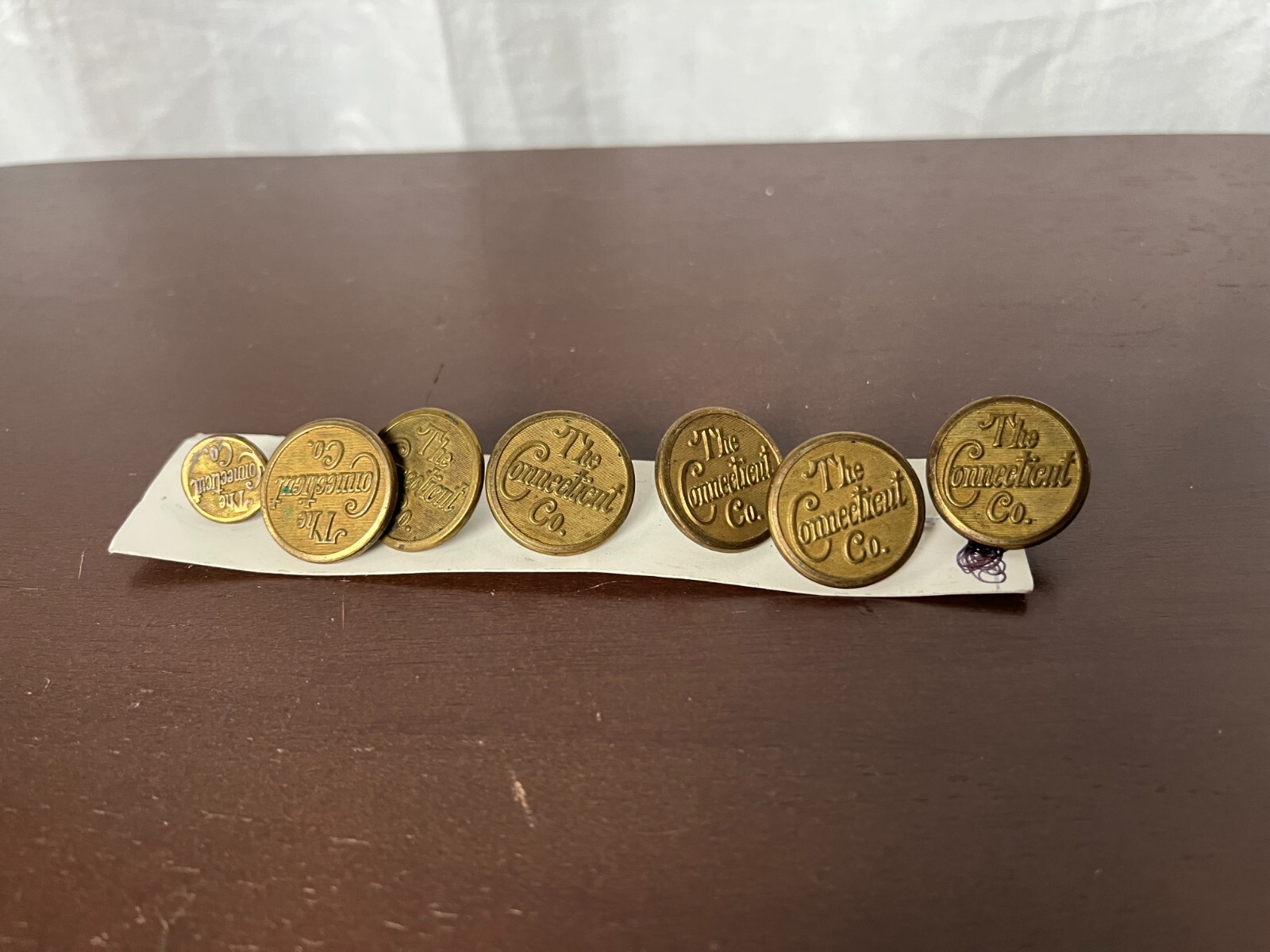 Antique Set Of 7 The Connecticut Co. Railroad Buttons | eBay