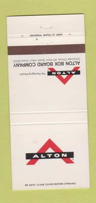 Matchbook Cover - Alton Box Board Alton IL 30 Strike | eBay UK