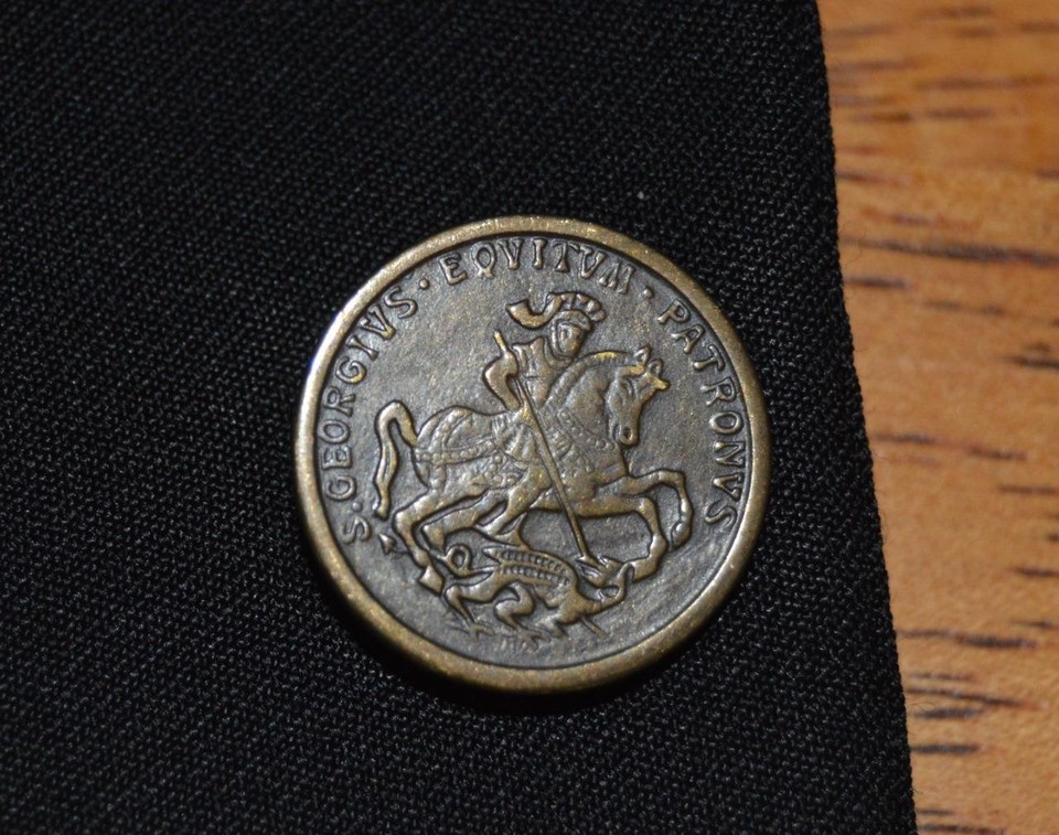 USA Hickey Freeman 42 R black antique roman coin cashmere & wool blazer ...