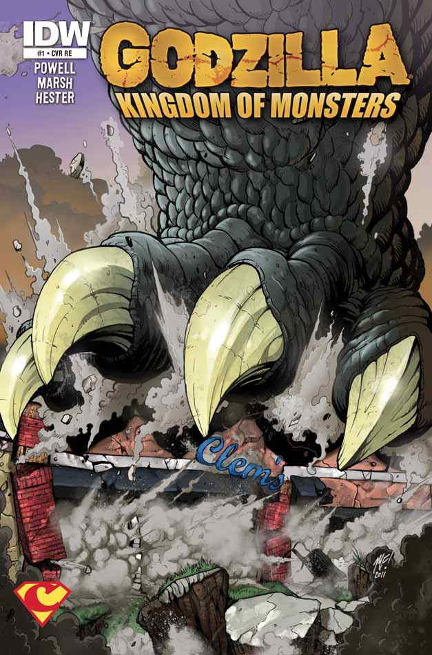 Godzilla: Kingdom of Monsters #1E (18th) FN; IDW | Clem's - we combine ...