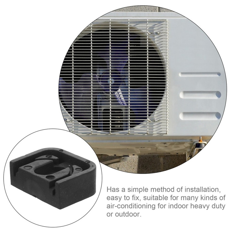 4 Pcs Anti Vibration Ac Unit Air Conditioner Mounting Rubber Pads ...