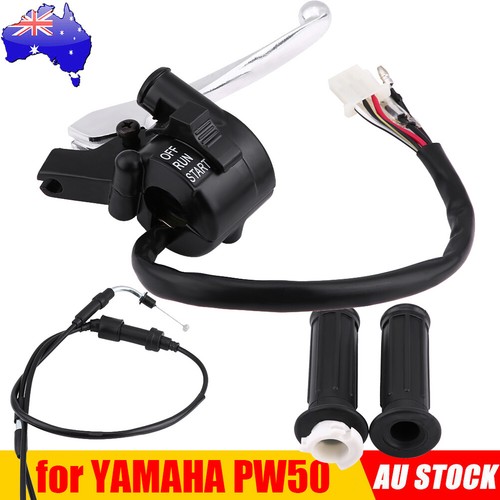 Brake Lever Grip Throttle Cable Peewee Pw 50 Switch For Yamaha Pw50 ...