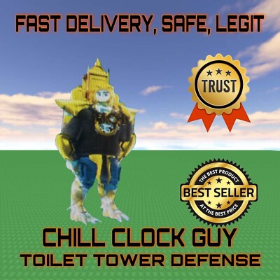 Chill Clock Guy | Toilet Tower Defense | TTD | Cheapest and Fast | eBay