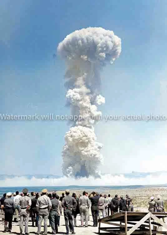 Atomic Bomb Explosion Color
