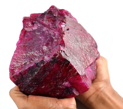 12551 Ct African Red Ruby Gemstone Rough Natural Certified X1108 ...