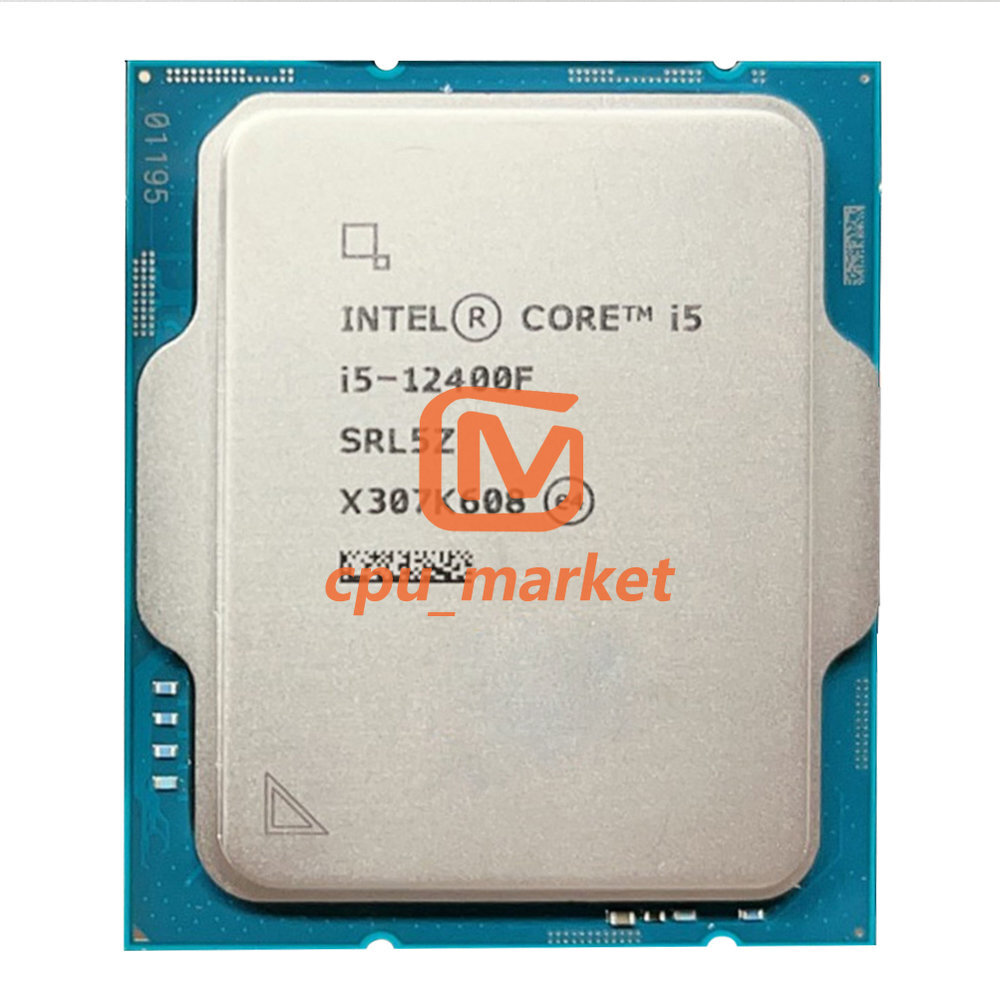 i5-12400F SRL4W SRL5Z 2.5GHz 6C/12T 18MB 65W LGA1700 for 600/700 Series ...