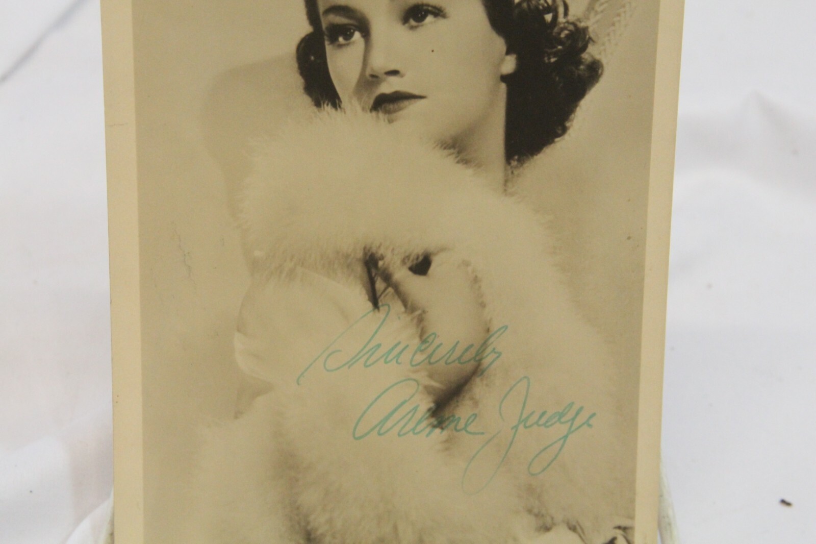 Arline Judge Hand Sign Autographed Sepia 5 x7 Photo 1930's | eBay