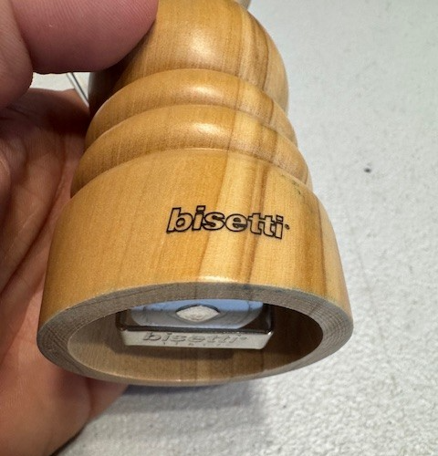 Bisetti Imperia Salt Mill Grinder, 7.45 Inch, Natural | eBay