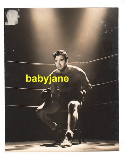 JOHN PAYNE ORIG 7X9 PHOTO BY ELMER FRYER BARECHESTED BOXER 1939 KID ...