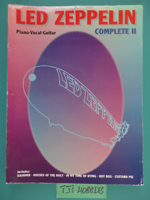 Led Zeppelin, Complete II Spiral Songbook, 1993 | eBay