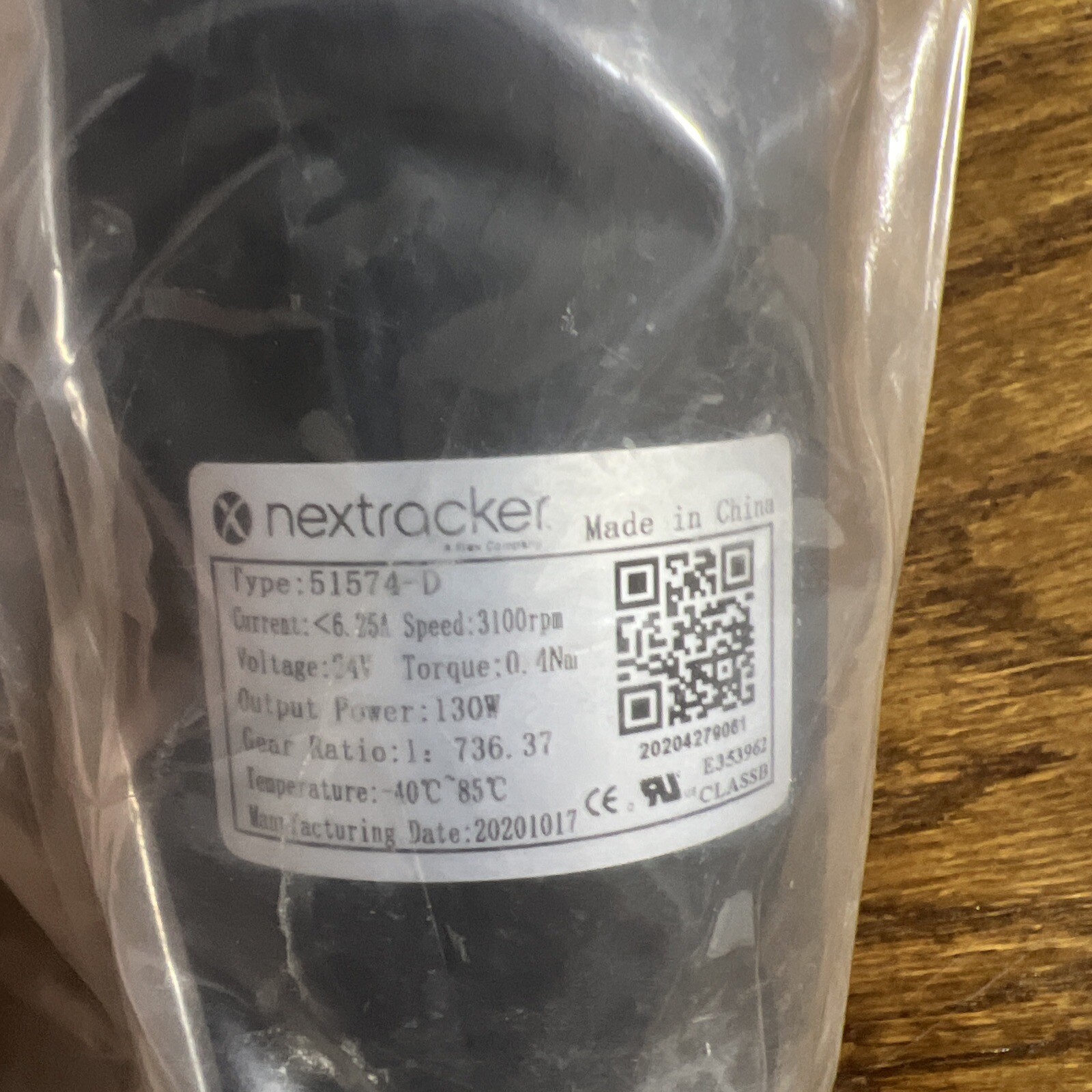 NEW NEXTracker NX HORIZON SMART SOLAR TRACKER GEARMOTOR 24V DC for SLEW ...