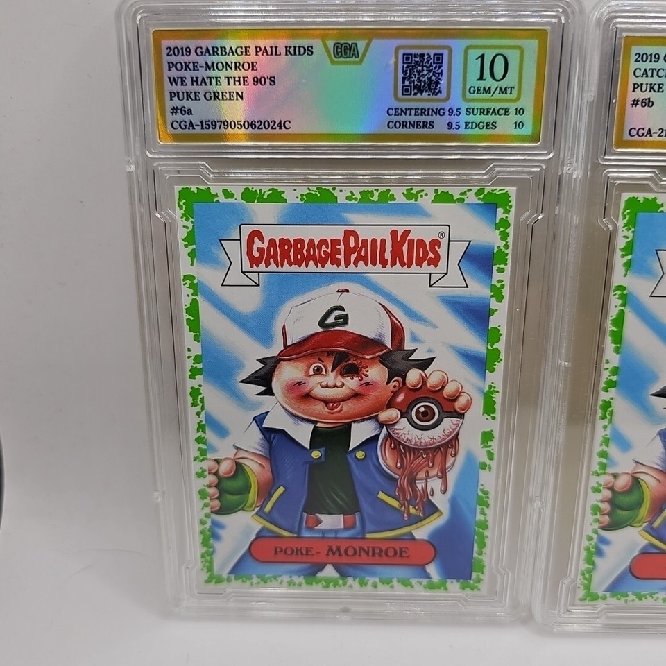 2019 Catch 'Em Al & Poke-Monroe Set Garbage Pail Kids GPK Pokemon Ash ...