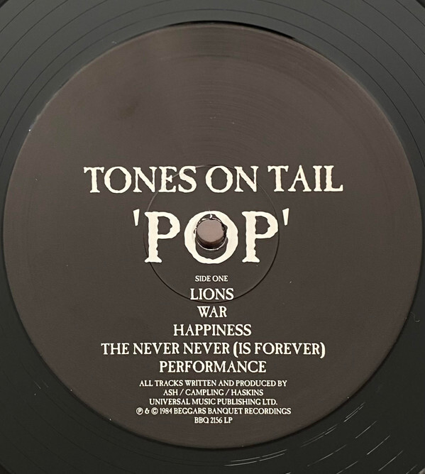 Tones On Tail - Pop - SYNTH-POP *SEALED* 607618215613 | eBay