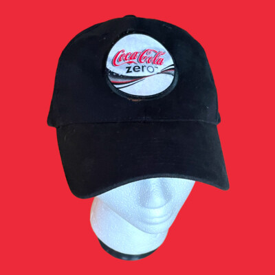 Coca Cola Coke Zero Hat Cap Logo Baseball Strapback Button One Size ...