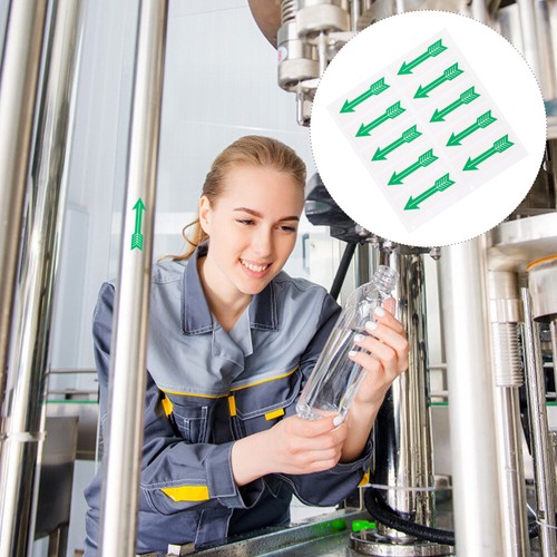 10 Pcs Arrow Sticker Decal Pipe Identification Sign Stickers | eBay