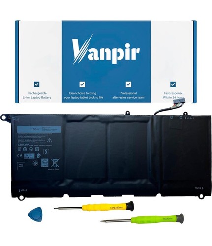 PW23Y Battery For Dell XPS 13 9343-9350 XPS 13 9360 Series RNP72 0TP1GT ...