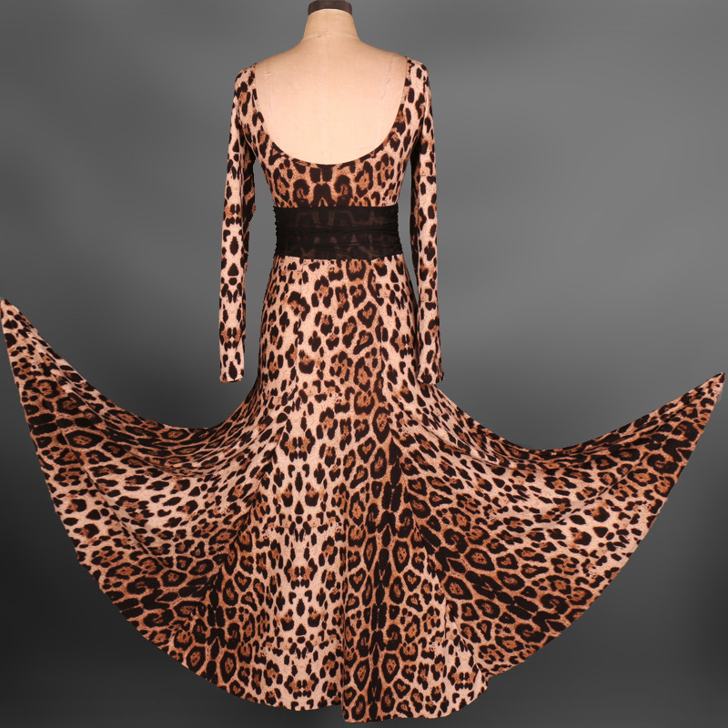 Latin Ballroom Dance Dress Modern Salsa Waltz Standard Long Dress#F012 ...