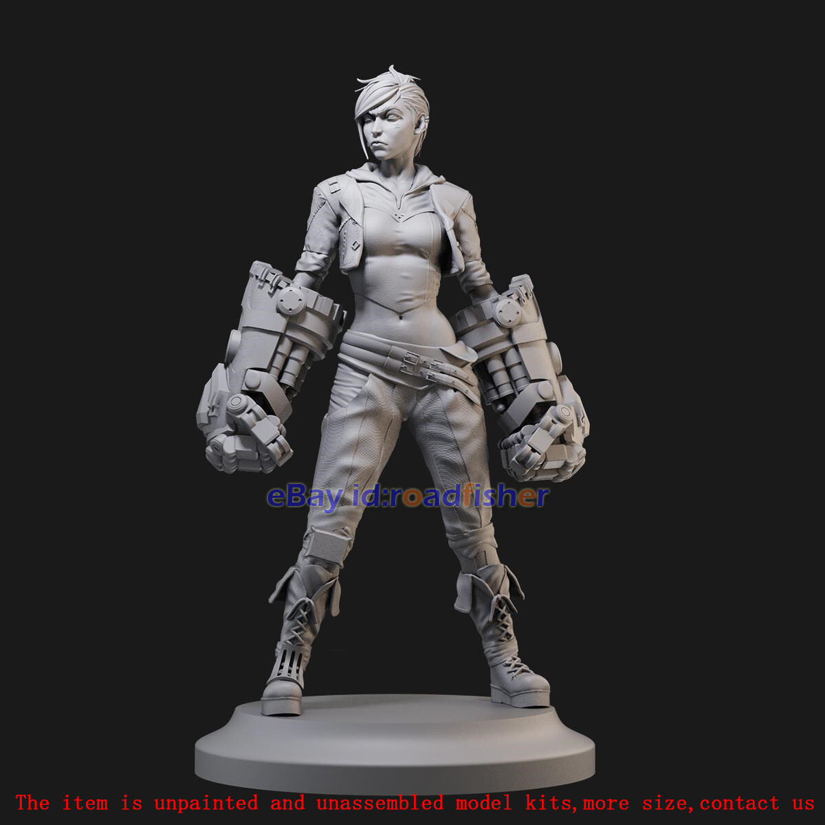 Female Warrior 1/24 1/18 Scale 3D Printing Model Kit Unpainted Garage ...