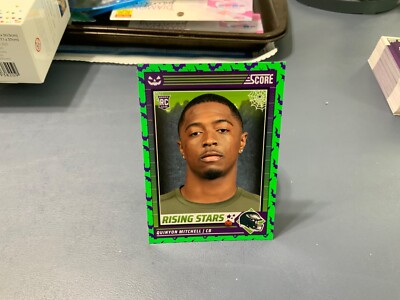 2024 SCORE A TREAT GREEN BATS ROOKIE CARD RC 41 QUINYON MITCHELL EAGLES ...