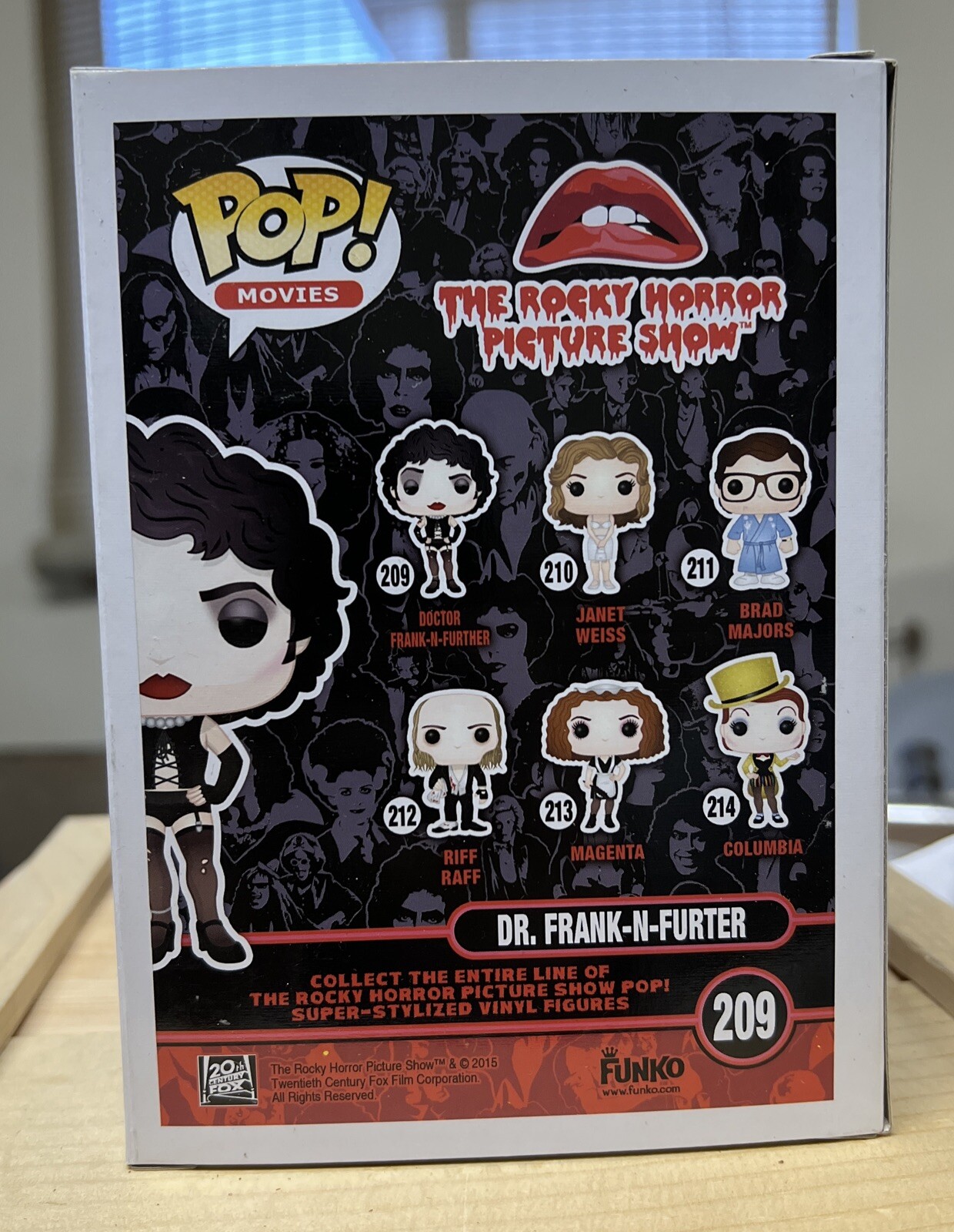 New FUNKO POP #209 Rocky Horror DR FRANK-N-FURTER | eBay