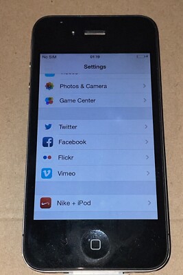 Apple iPhone 4 16GB Smartphone - Black (A1332 Model) - O2 Carrier | eBay