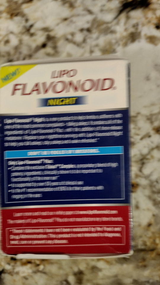 Lipo Flavonoid Night Ear Ringing Tinnitus Relief w/Melatonin 75 Caps ...